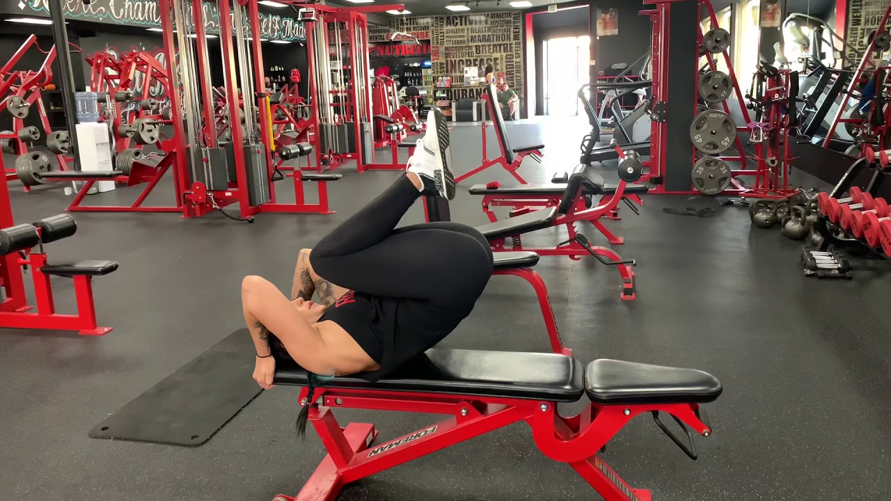 Bench roll ups - YouTube