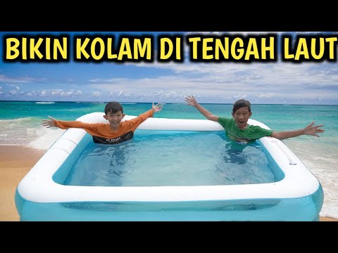 ADNAN OKEM BUAT KOLAM JUMBO DI TENGAH LAUT LEPAS