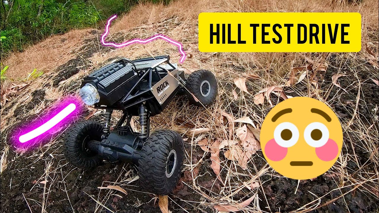 RC Car test drive on hills - YouTube