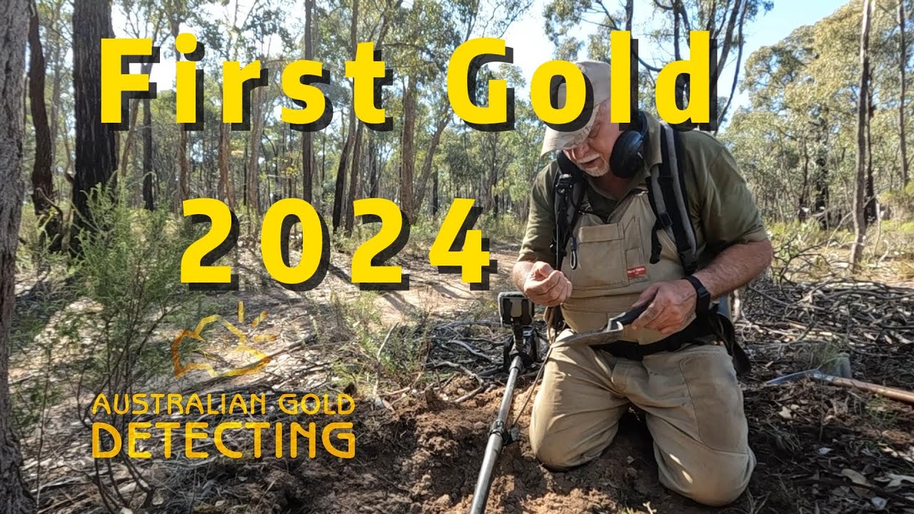 Finding my first gold of the year near Talbot in the Victorian Golden ...