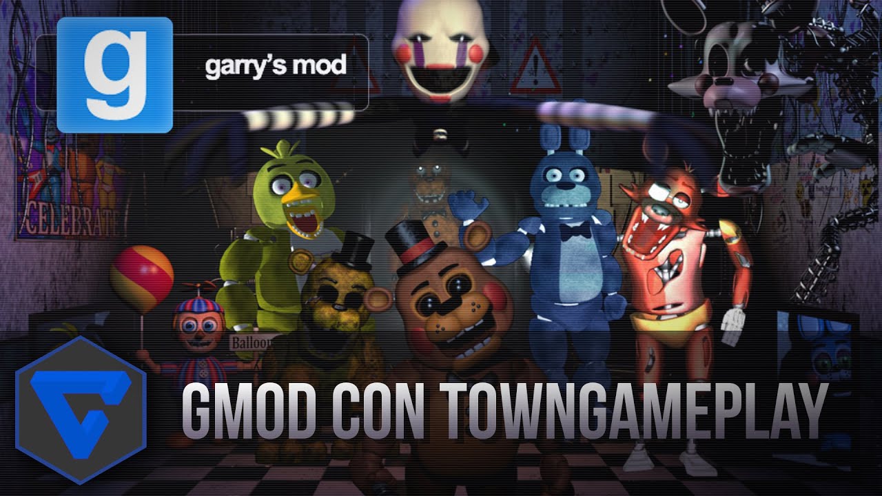 Five Nights At Freddy'S 2 Gmod Epic!! Horror Map W/ Itowngameplay All ...
