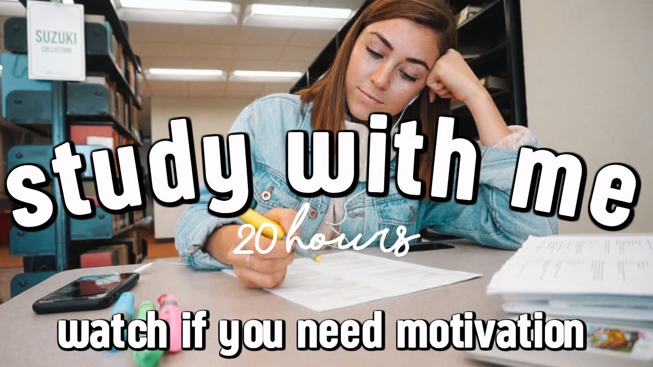 STUDY MOTIVATION #5 | 15+ hour productive study week at college - YouTube