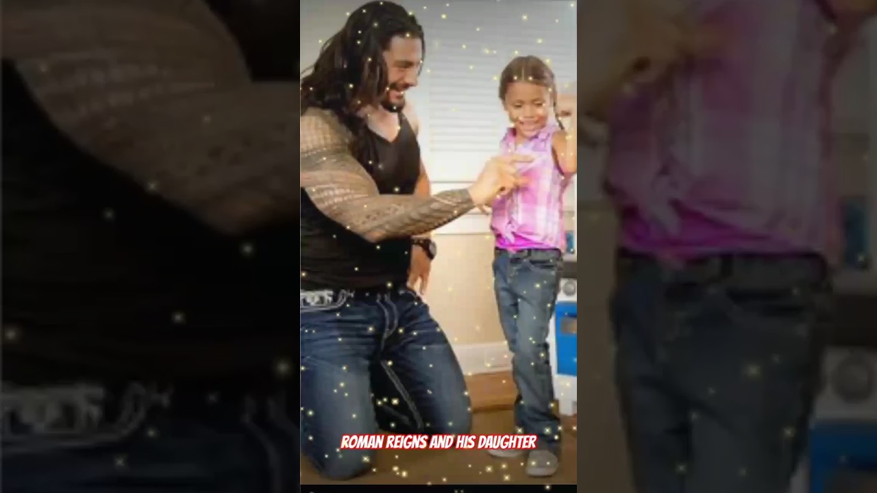Roman reigns and his daughter | #Roman_reigns_daughter #viral #short # ...