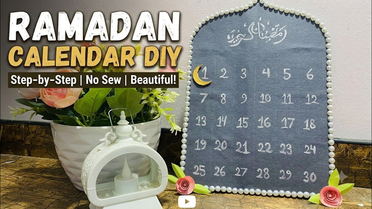 DIY Ramadan calendar/ craft ideas for Ramadan / Ramadan decorate ideas ...