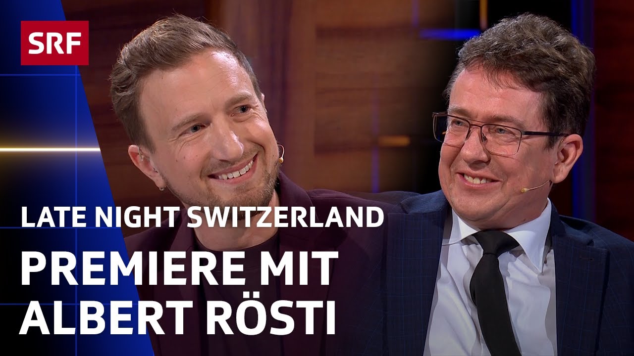 Stefan Büsser premiert die neue Show mit Gast Albert Rösti | Comedy ...