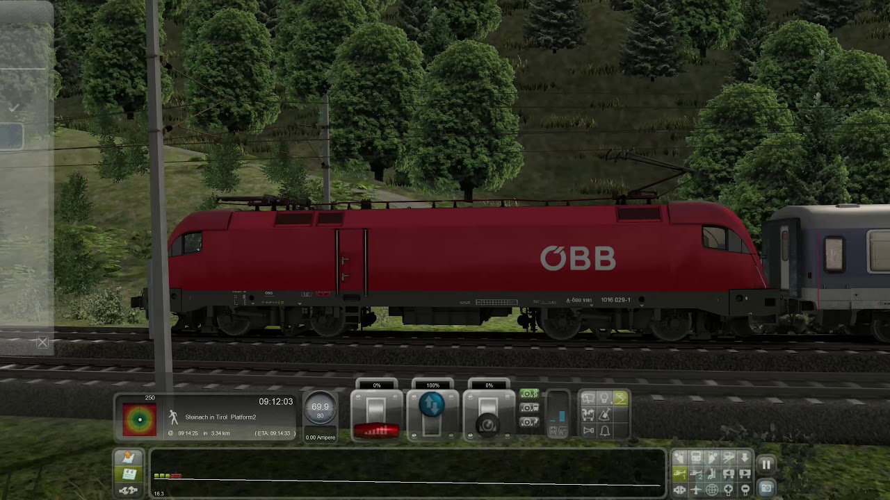 Train Simulator 2020 OBB 1016 Trasporto Passeggeri Al Brennero Italia a ...
