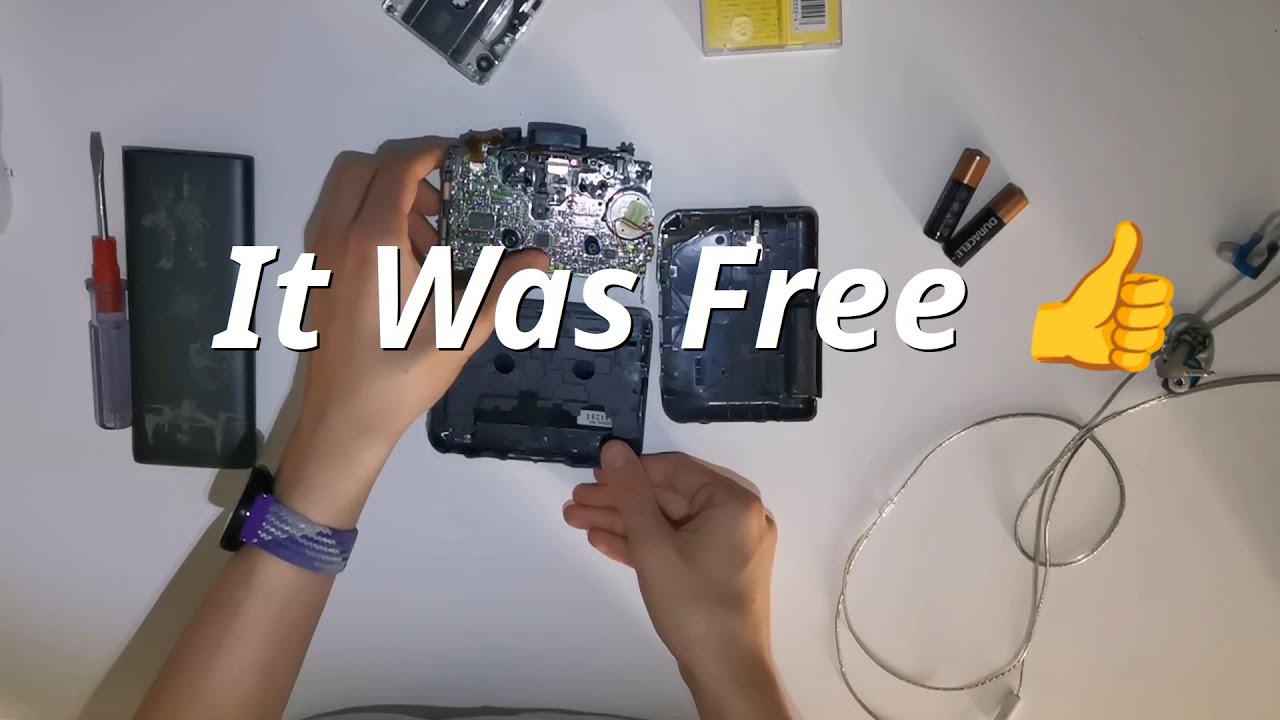 Fixing A Sony Walkman FX-423 - YouTube
