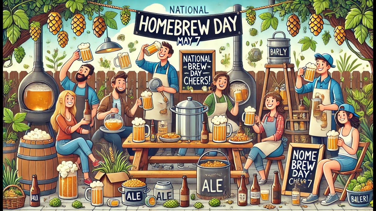 Happy National Homebrew Day Song🍻 | May 7 Celebration of Craft Beer ...