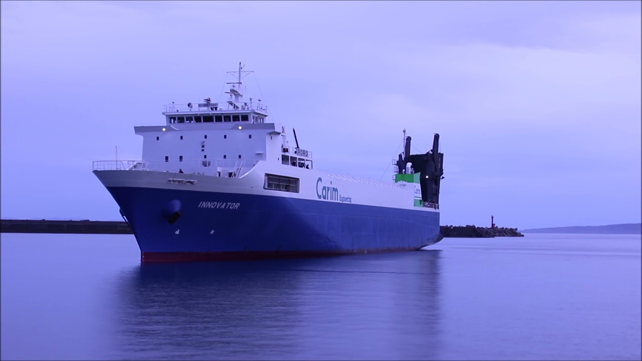 種子島 島間港 Carim Engineering INNOVATOR キャリムエンジニアリング 特殊輸送 人工衛星 イノベーター フェリー ...
