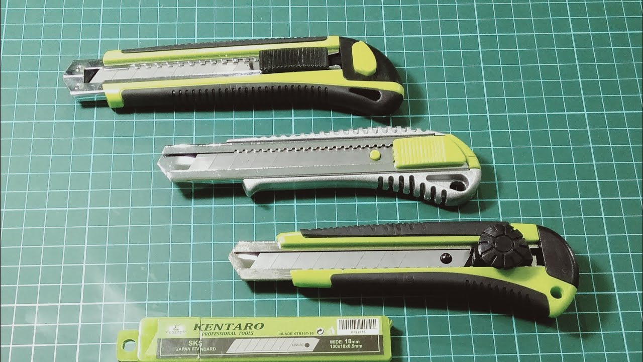 Pisau Kater / cutter Kentaro - YouTube