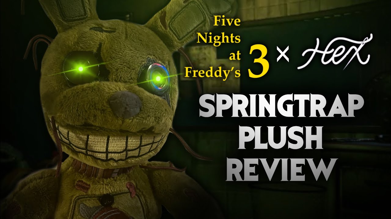FNAF Springtrap Hex plush review! - YouTube