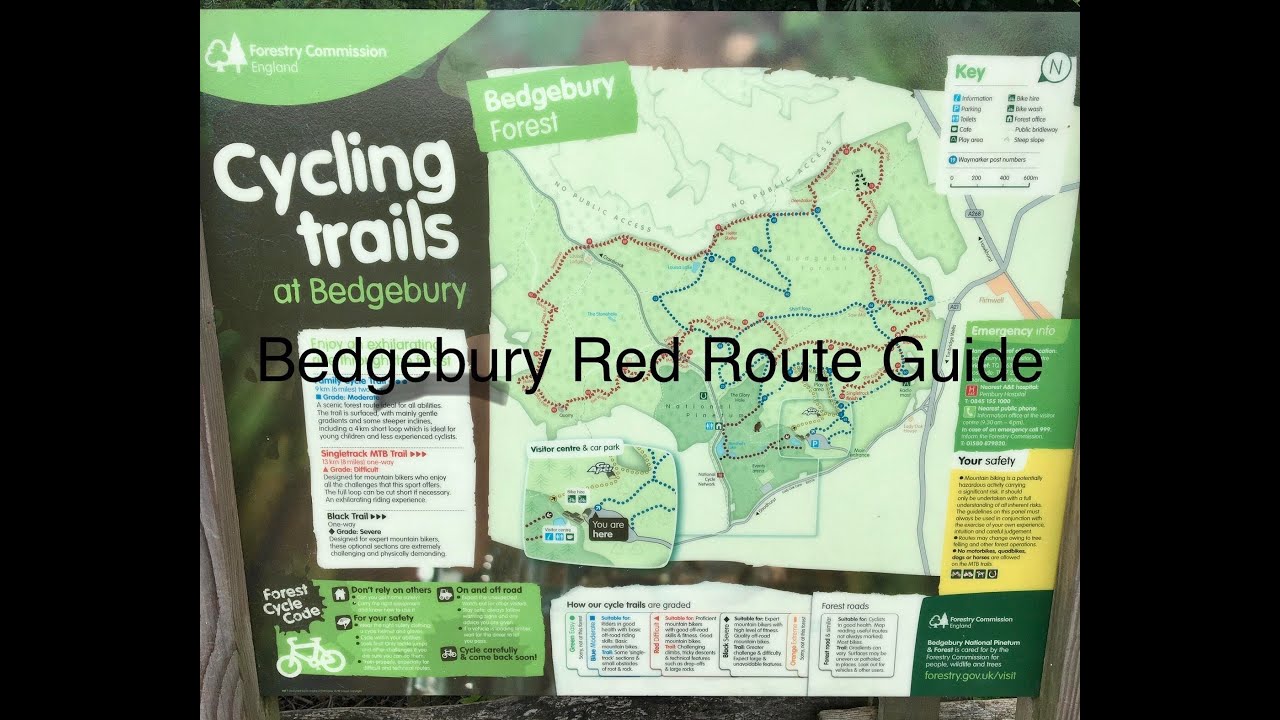 Bedgebury MTB Red Route Guide - YouTube