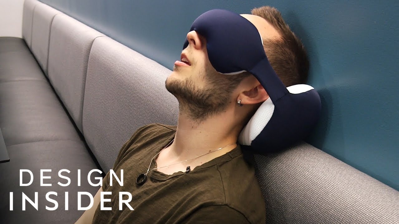 Eye Mask Lets You Sleep Anywhere - YouTube