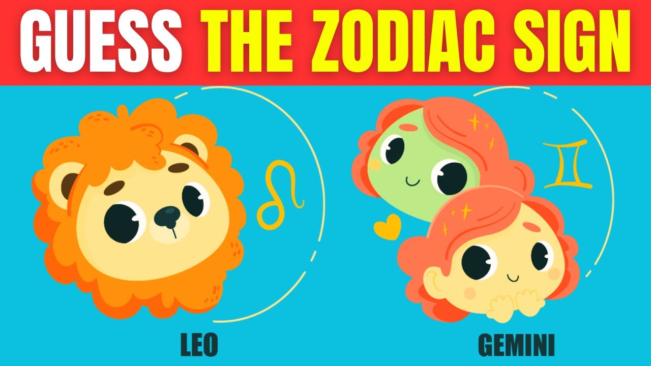 Guess The Zodiac Sign⚖️ | Zodiac sign challenge🧐 - YouTube