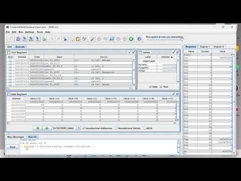 طريقة تحميل برنامج مارس (MARS (MIPS Assembler and Runtime Simulator - YouTube