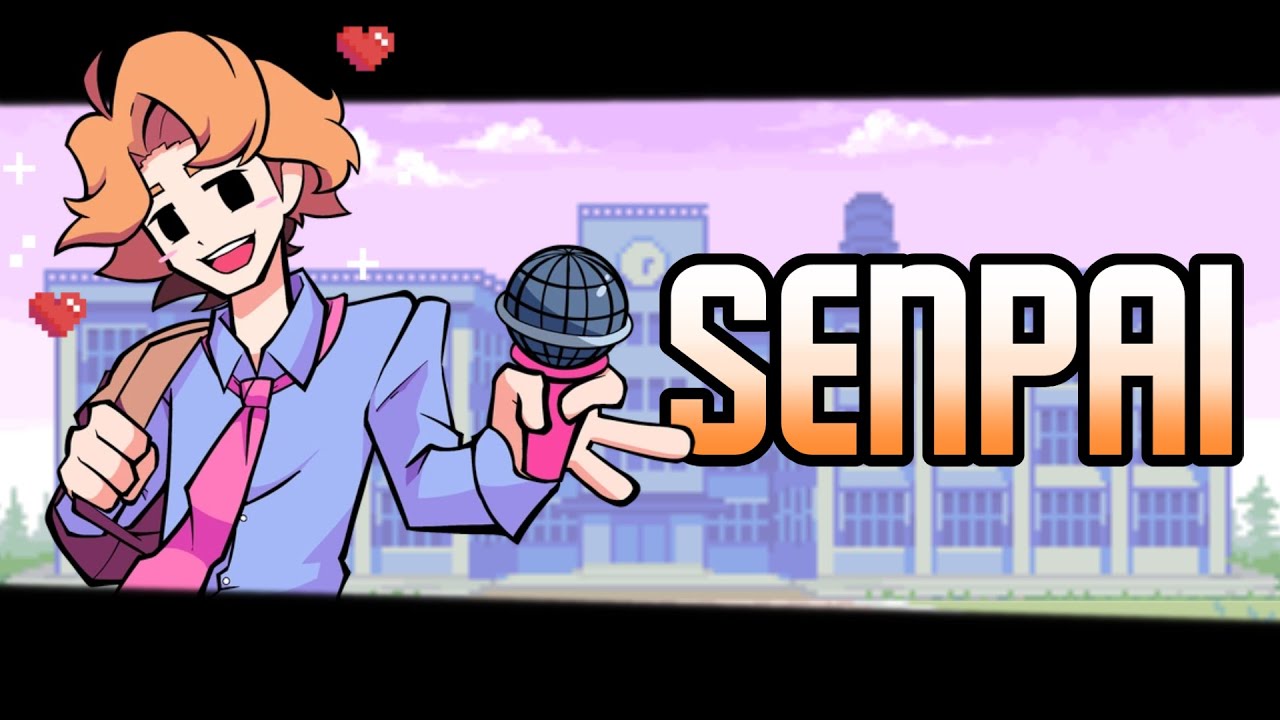 Friday Night Funkin' Plus | Senpai GAMEPLAY | DarkFNF - YouTube
