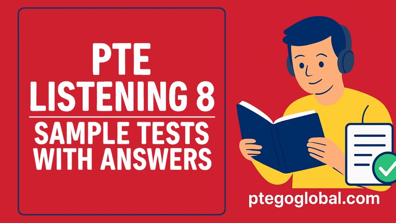 PTE Listening Test 8 | Practice with Answers | - YouTube