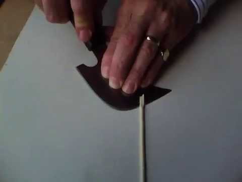 Spatula Trimming of Welding Rod - YouTube