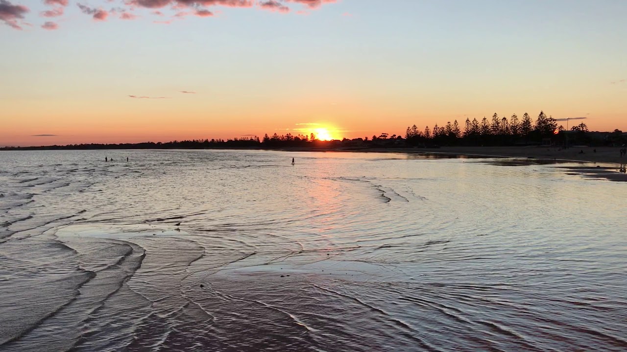 Spectacular Sunset at Altona Beach in Early Spring 2019 - YouTube