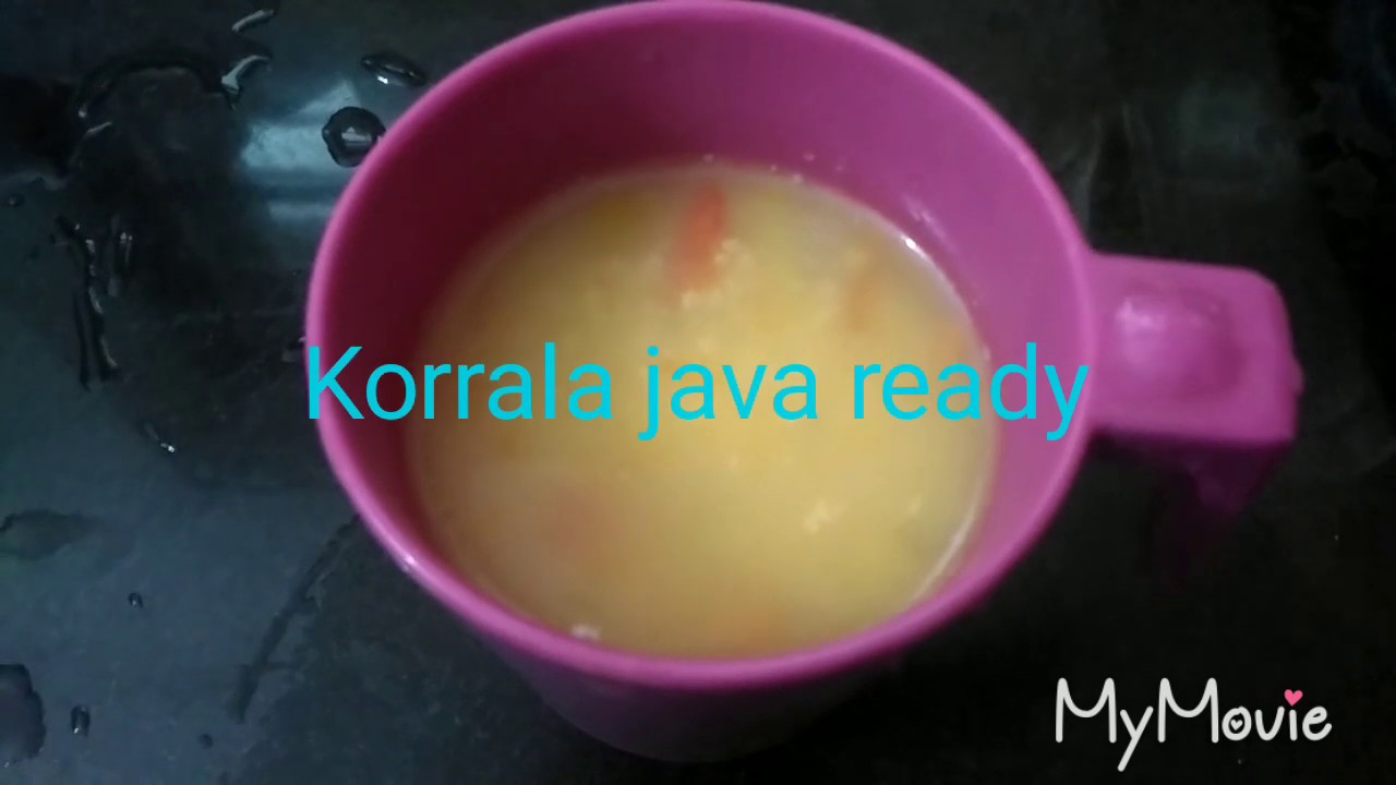 కొర్రలు జావ | korrala java | millets recipes in telugu l korralu ...