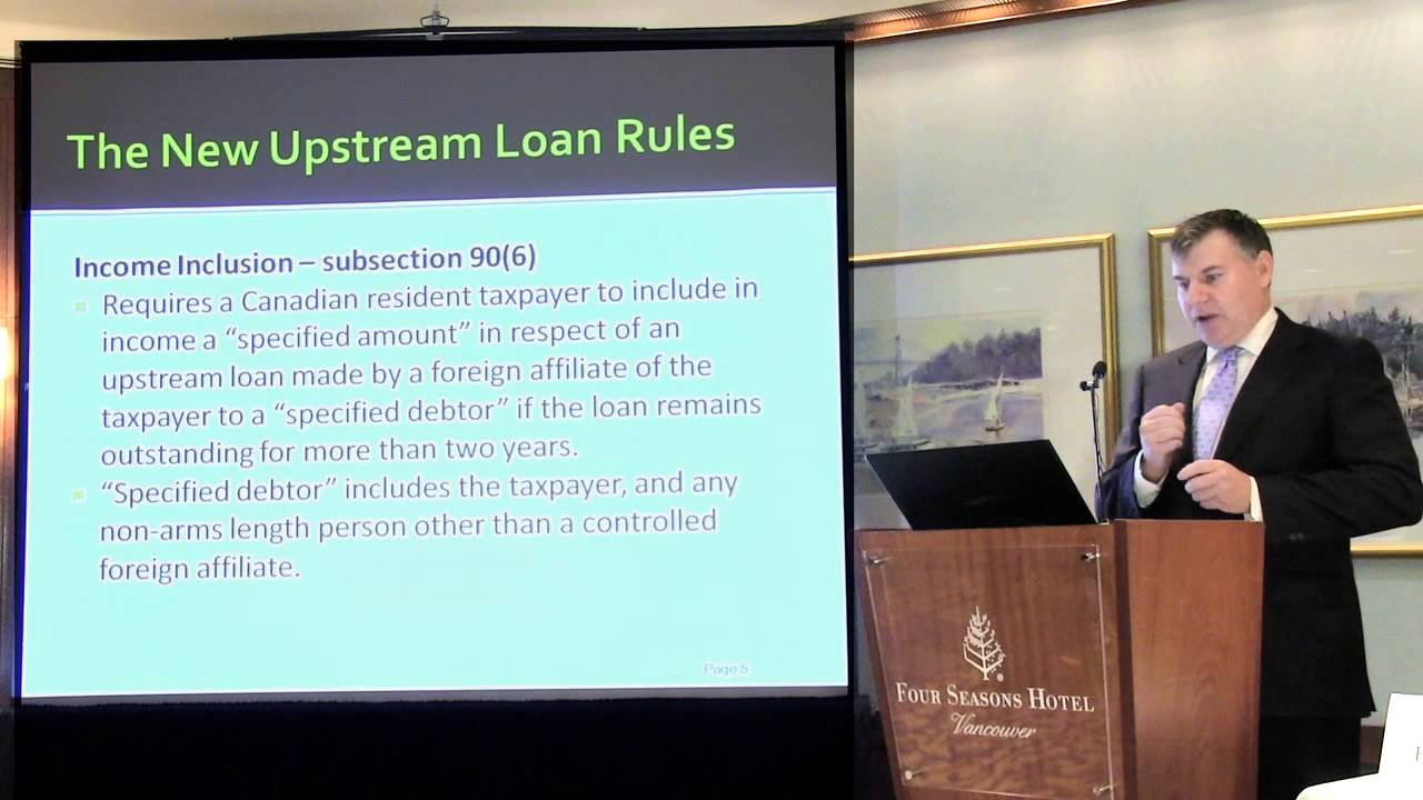 Tax Issues with Upstream Loans from Foreign Affiliates - Brad Allen ...