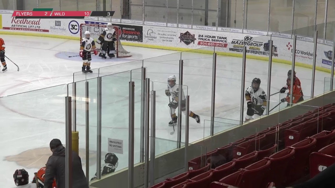 AAA Hockey Challenge Wheatland Wild vs Brandon Flyers - YouTube