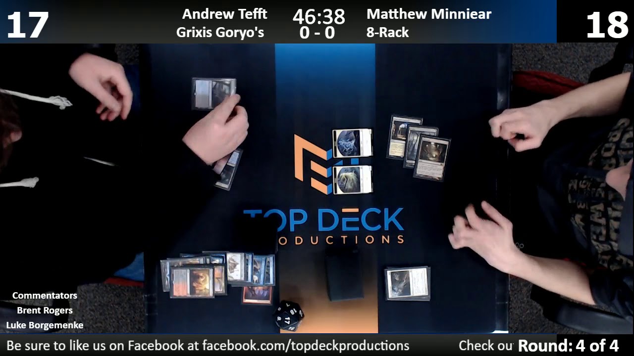 Modern w/ Commentary 1/2/18: Andrew Tefft (Grixis Goryo's) vs. Matthew ...