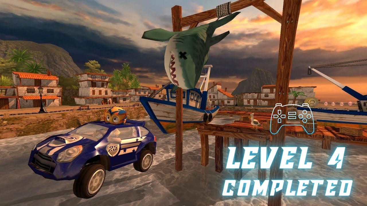 Mastering the Tracks: Level 4 Conquered in BB Racing Game 🎮|| - YouTube
