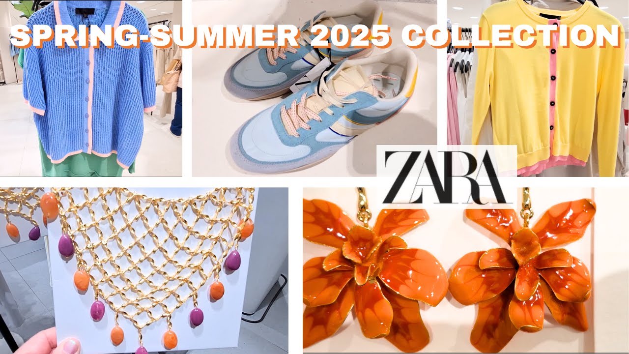 ZARA SPRING - SUMMER FASHION 2025 Full Store Tour with SHOPPABLE QR ...