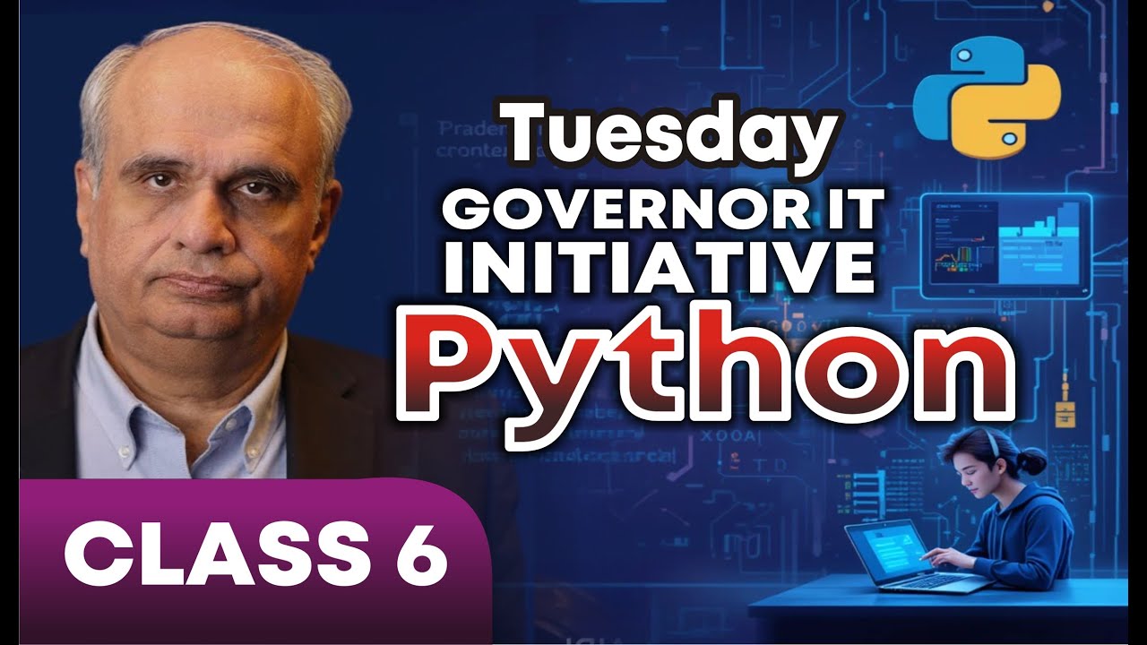 Governor It Initiative Python Class 06 Q3 Youtube 0109