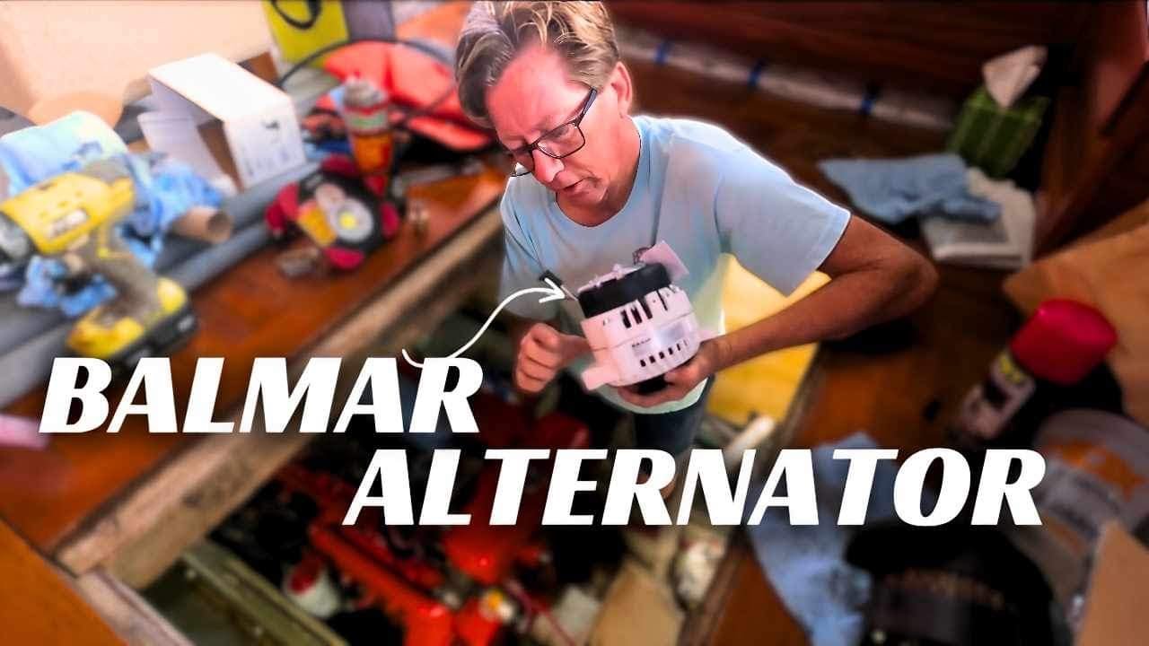 How to Install a Balmar 621 Series Alternator, Ep-249 - YouTube