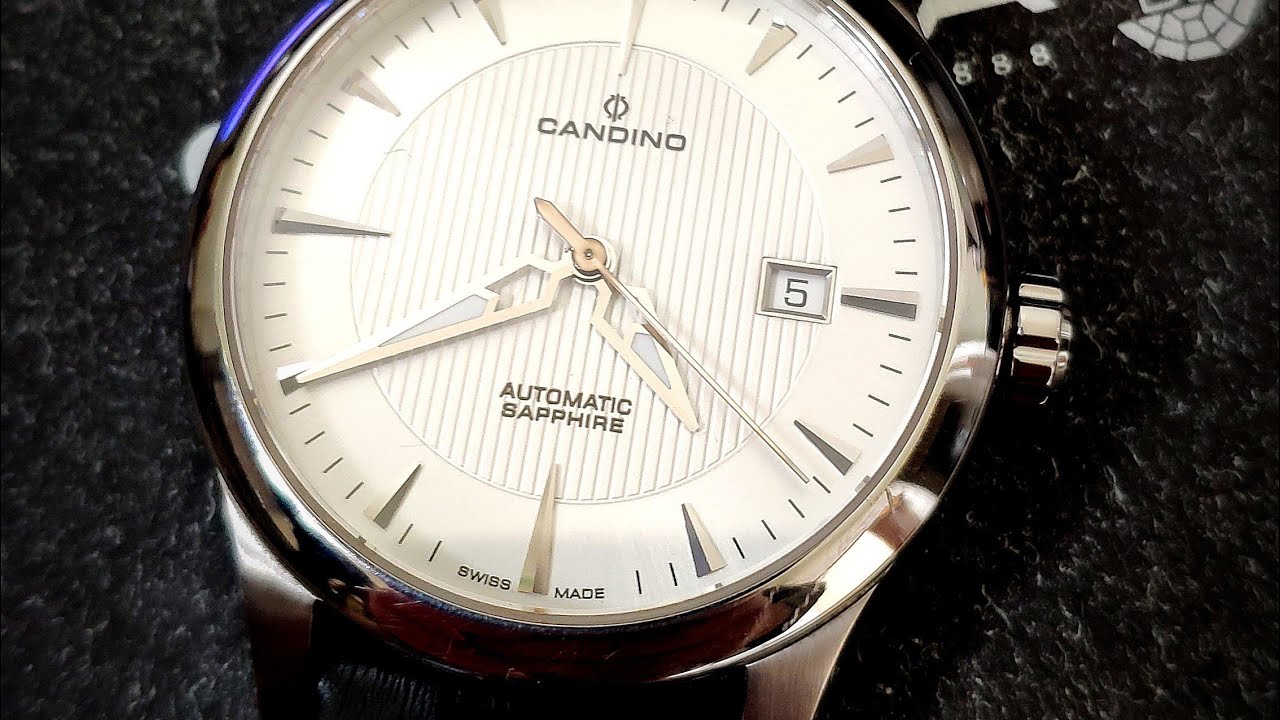 candino c4494 swiss made automatic mechanical watch - YouTube