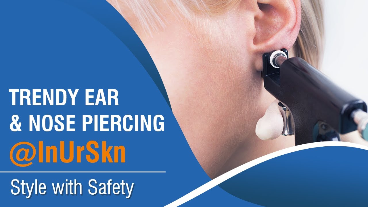 Nose & Ear Piercing @InUrSknAccessorize with Safety - YouTube