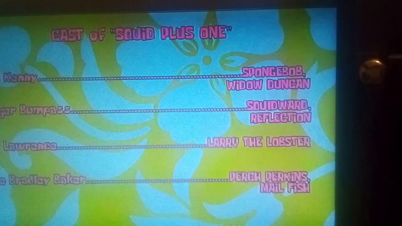 spongebob squid plus one the executive treatment credits - YouTube