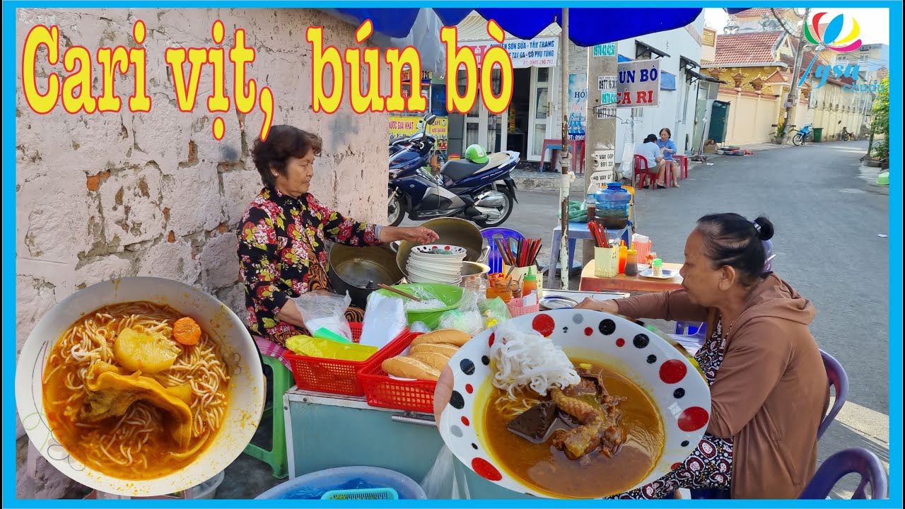 Địa điểm ăn sáng Phan Thiết siêu ngon rẻ Bún cari bún bò kho | Review ...