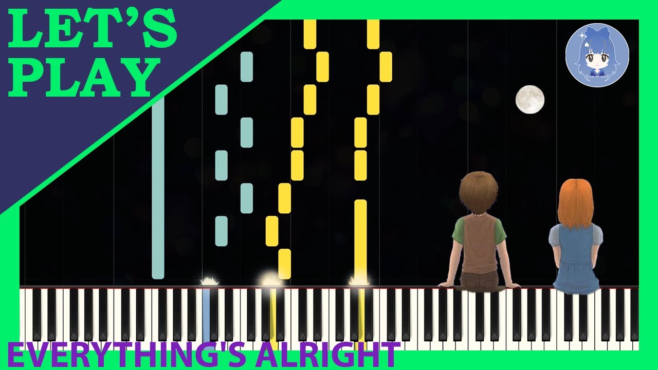 Everything's Alright by Kan R. Gao [Synthesia Piano Tutorial - Let's ...