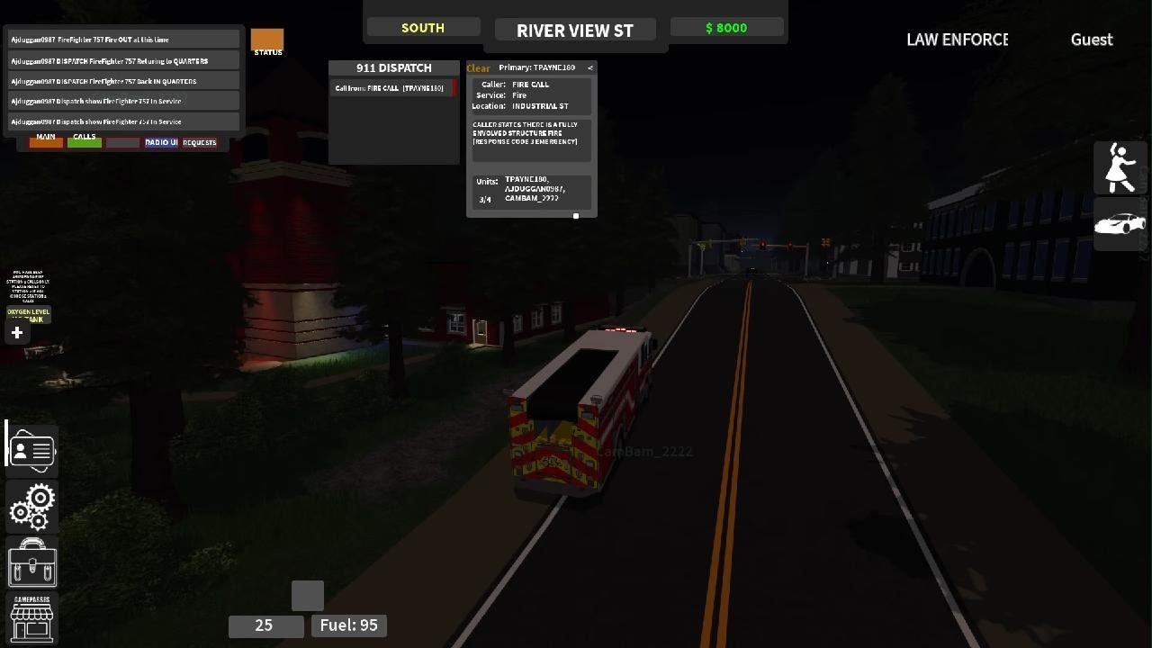 We responded to a house fire In Roblox Tennessee. - YouTube