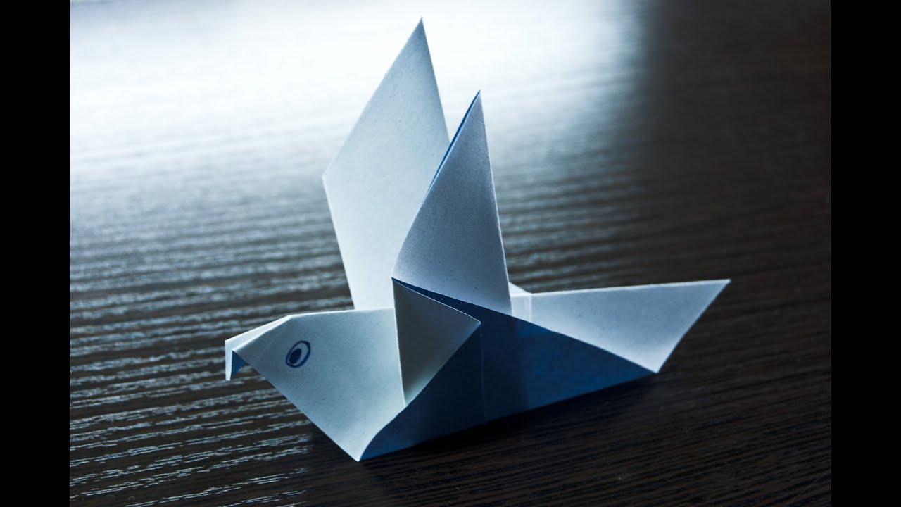 Paloma de la Paz| Papiroflexia - YouTube