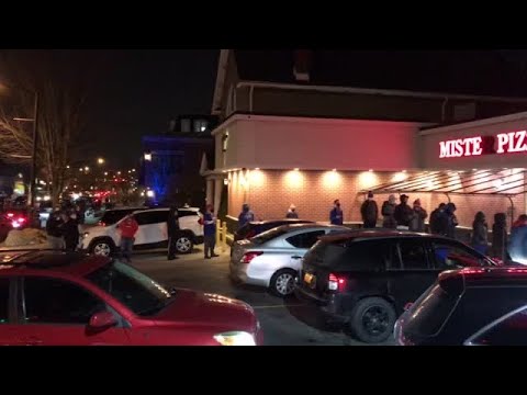 Line at Mister Pizza during Bils Game against the Ravens