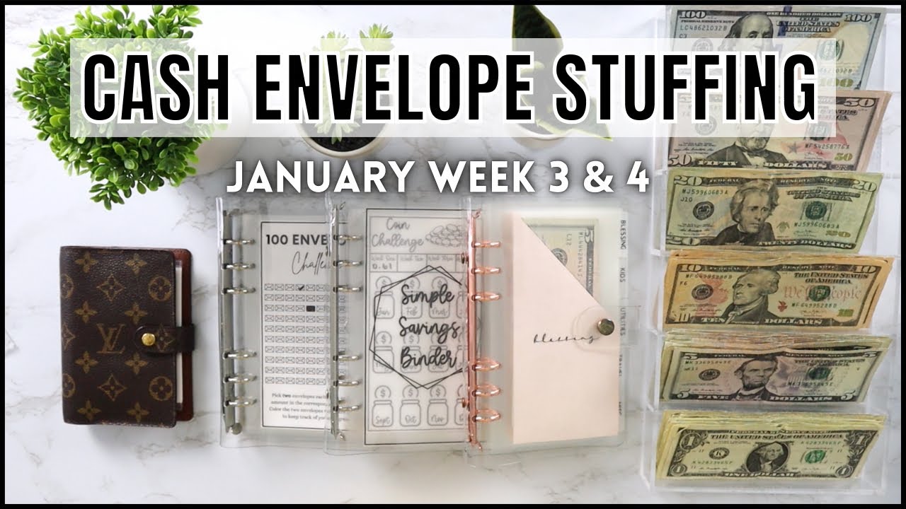 Cash Envelope Stuffing | $1,083 | Budget with Me | Savings Challenges ...