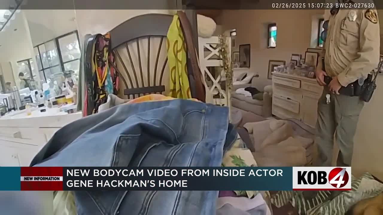 New bodycam video from inside Gene and Betsy Hackman's home - YouTube