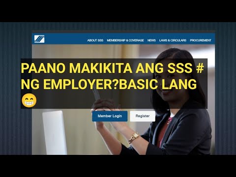 PAANO MAKIKITA ANG SSS # NUMBER NG EMPLOYER - YouTube