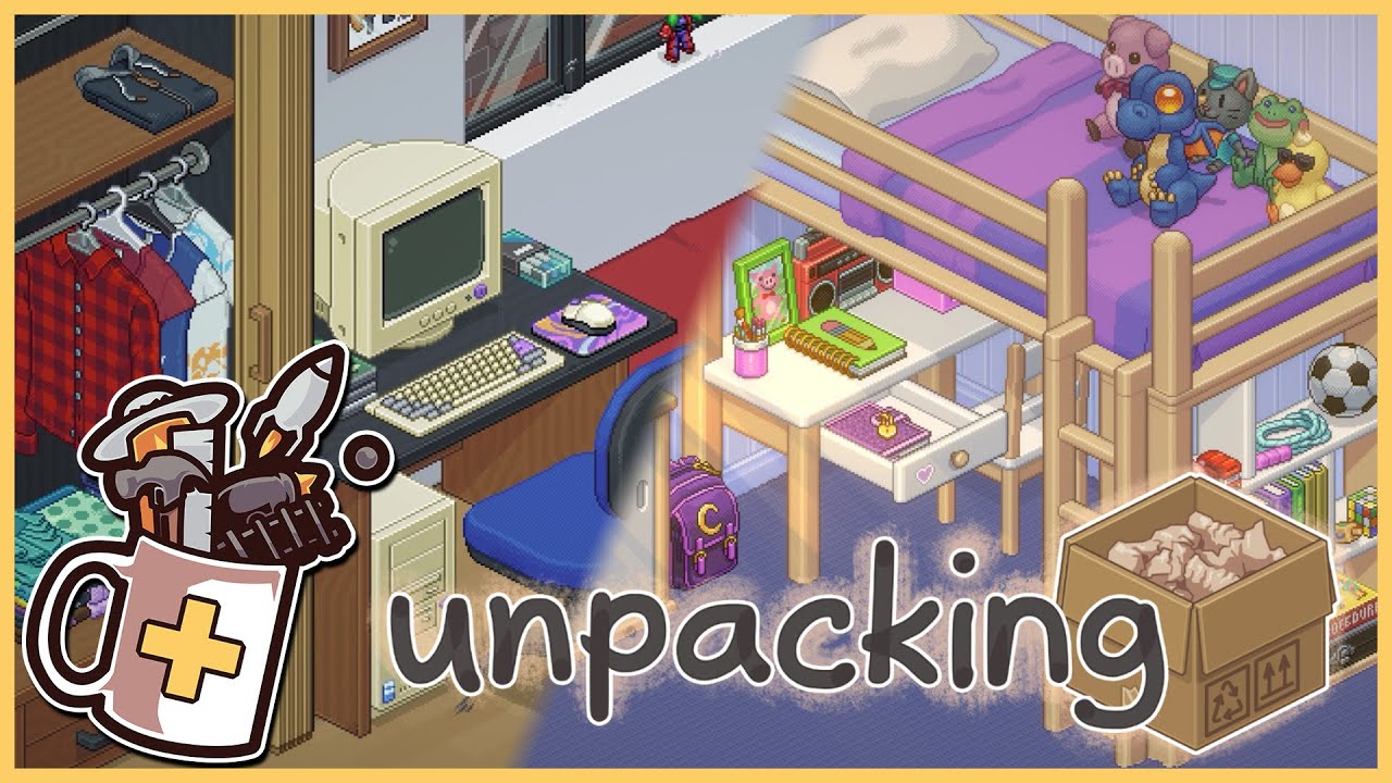 Chill Moving House Simulator | Unpacking (Demo) - Let's Play / Gameplay ...