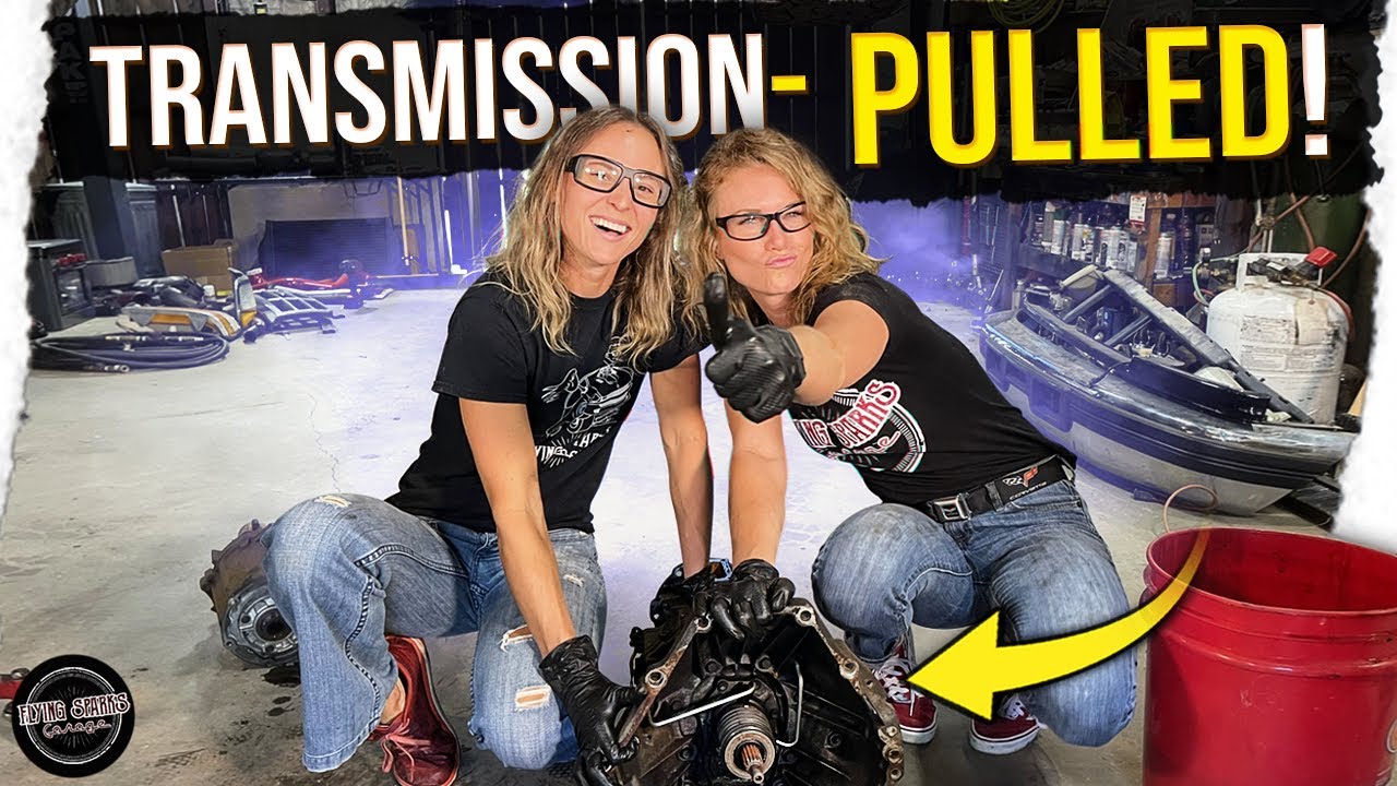 Wrangling the Wrangler! YJ Jeep Transmission removal! - YouTube