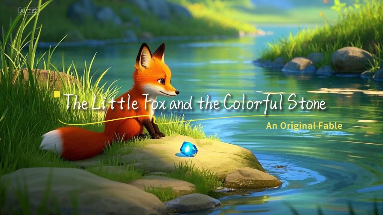 [Original Fables] 2-The Little Fox and the Colorful Stone (Listen to ...