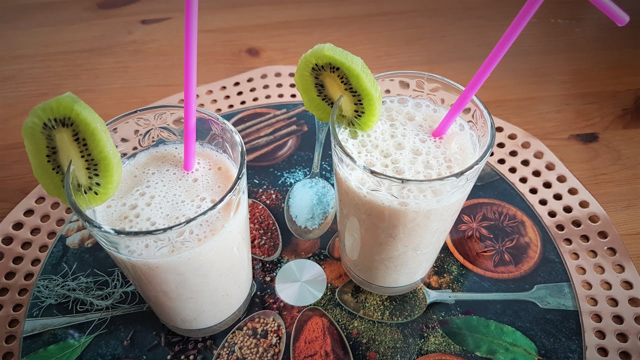 smoothie healthy banane et dattes - YouTube