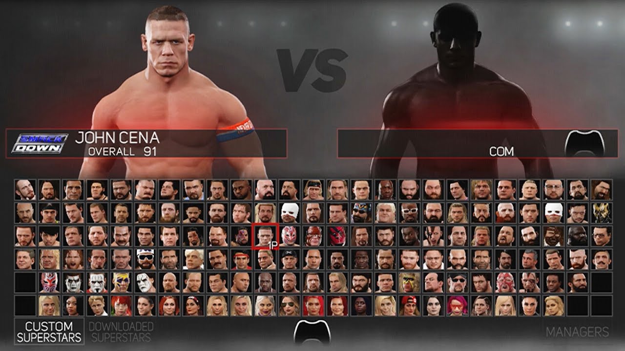 WWE 2K17 - Todos os Lutadores!!! (All Fighters) - YouTube