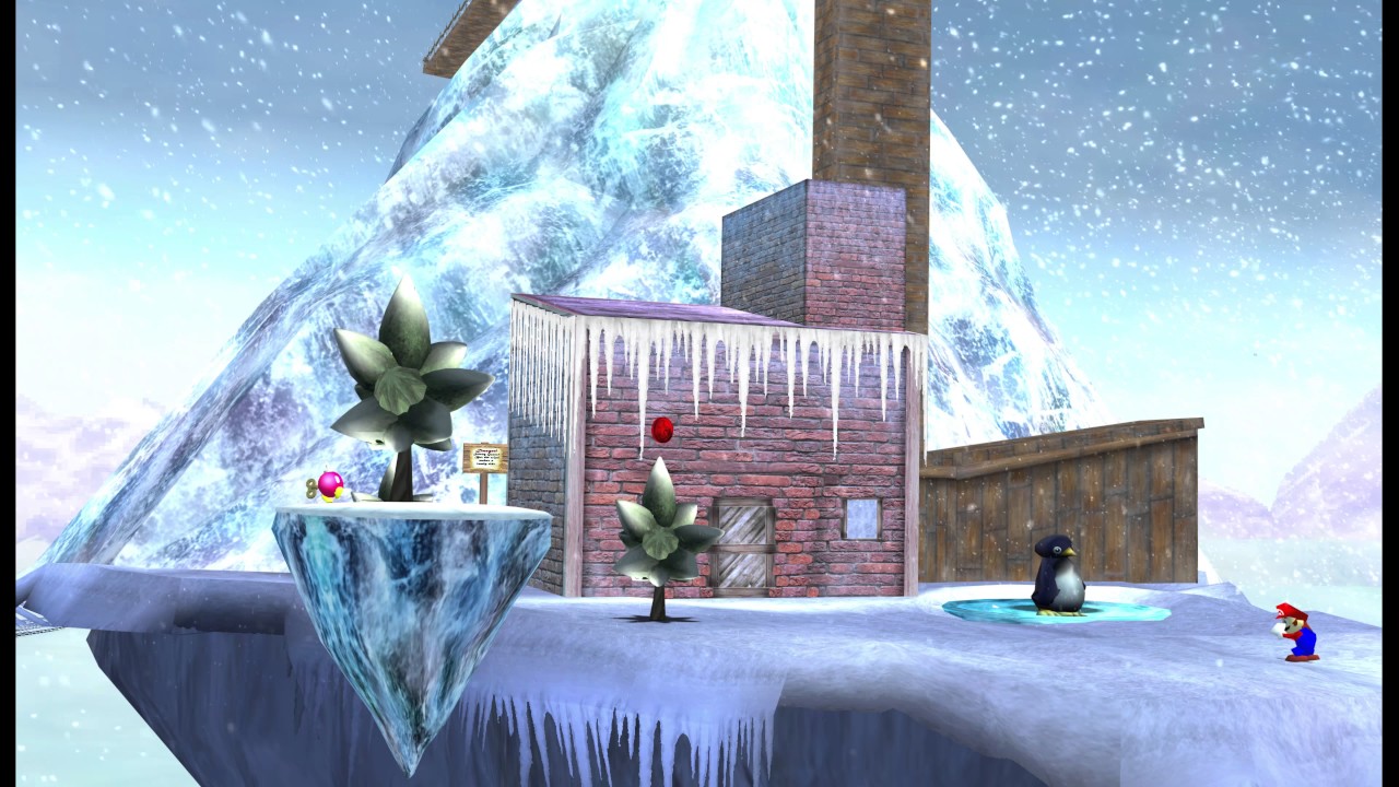 VGW: 4K Mario 64 Cool Cool Mountain - YouTube