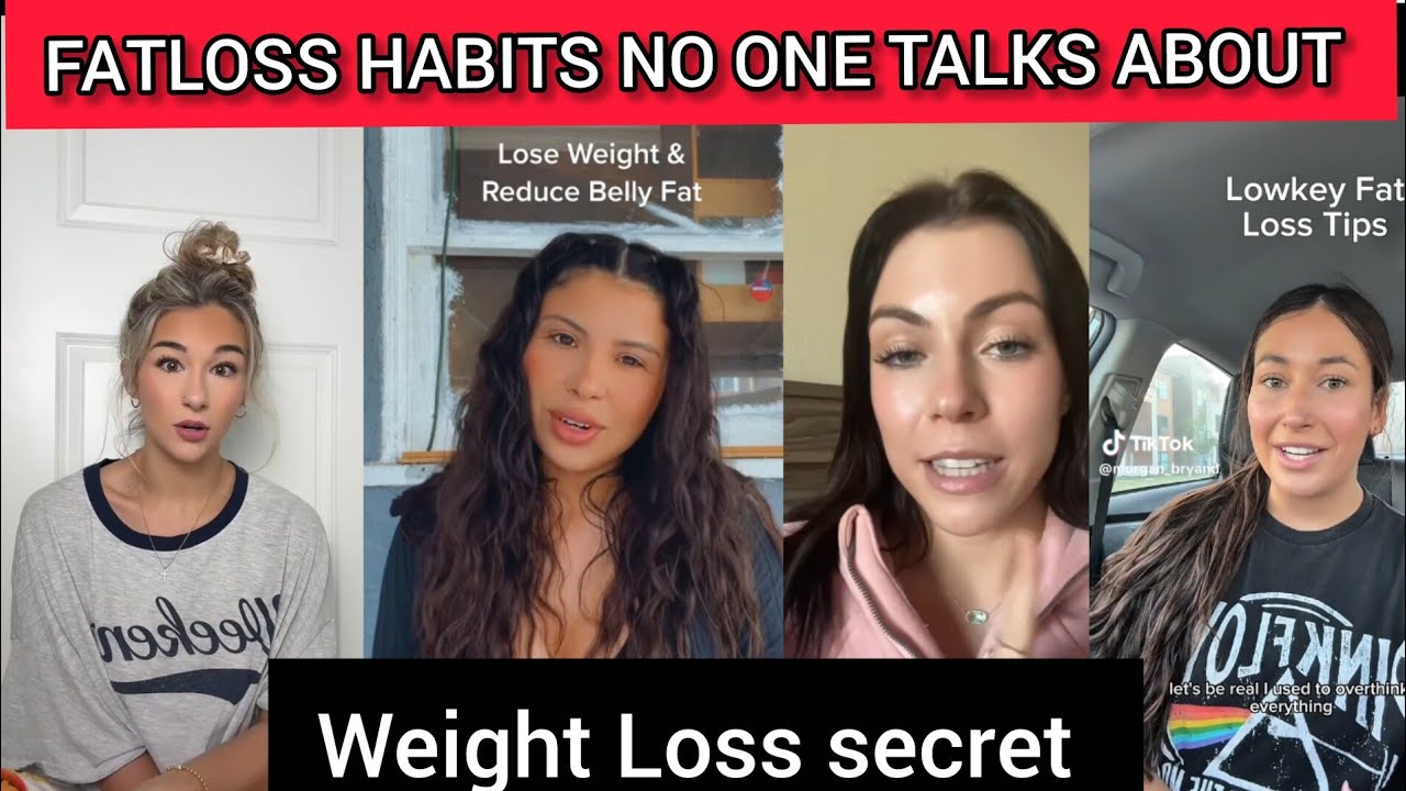 FAT LOSS HABITS NO ONE TALKS ABOUT/THE SECRET KEY TO LOSING WEIGHT ...