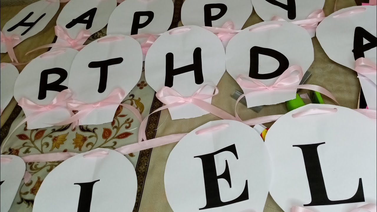 DIY Birthday Banners | Simple Birthday Banners | Party Banners ...